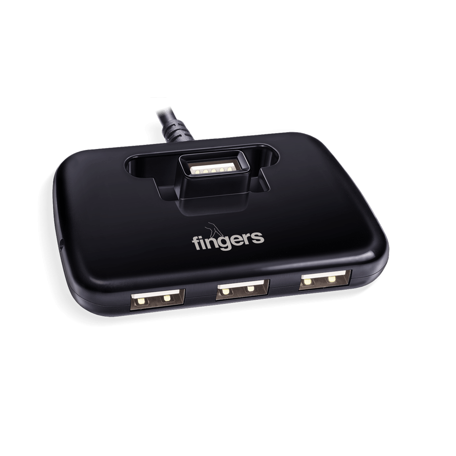 FINGERS Quadrant U2.0 USB Hub | 4-port USB 2.0