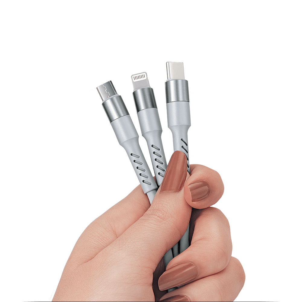 FINGERS Triple Connect Mobile Cables | Charge & Data Transfer