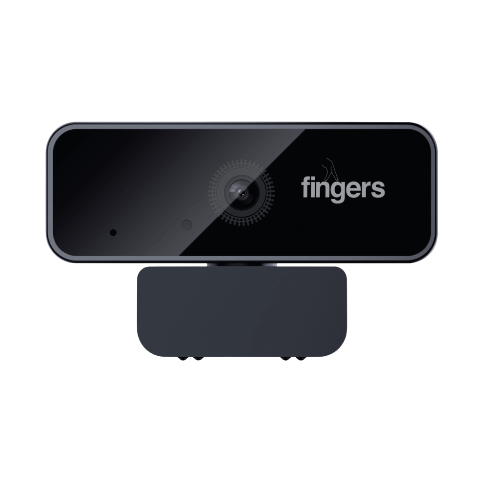 FINGERS 1080 Hi-Res Webcam | Maximum Clarity, Comfort, Compatibility