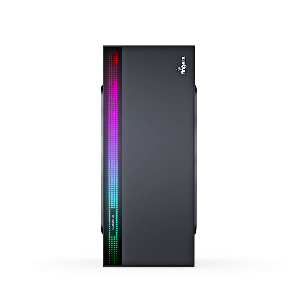 FINGERS RGB-BlackFyre PC Cabinet with ARGB LEDs