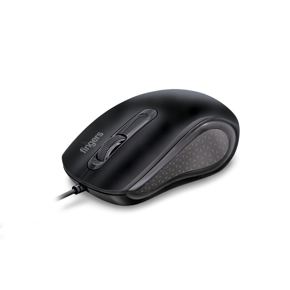 FINGERS MegaHit Wired Mouse Front View
