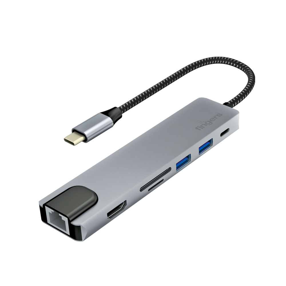 FINGERS Ultimo 7-in-1 Type-C Hub