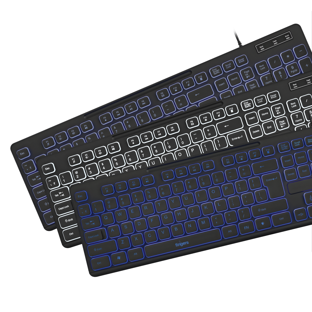 FINGERS Magnifico Duo Wired Deskset With Backlit Effect