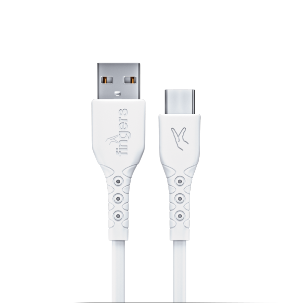 FINGERS FMC-TypeC-09 Mobile Cable with Type-C port in white