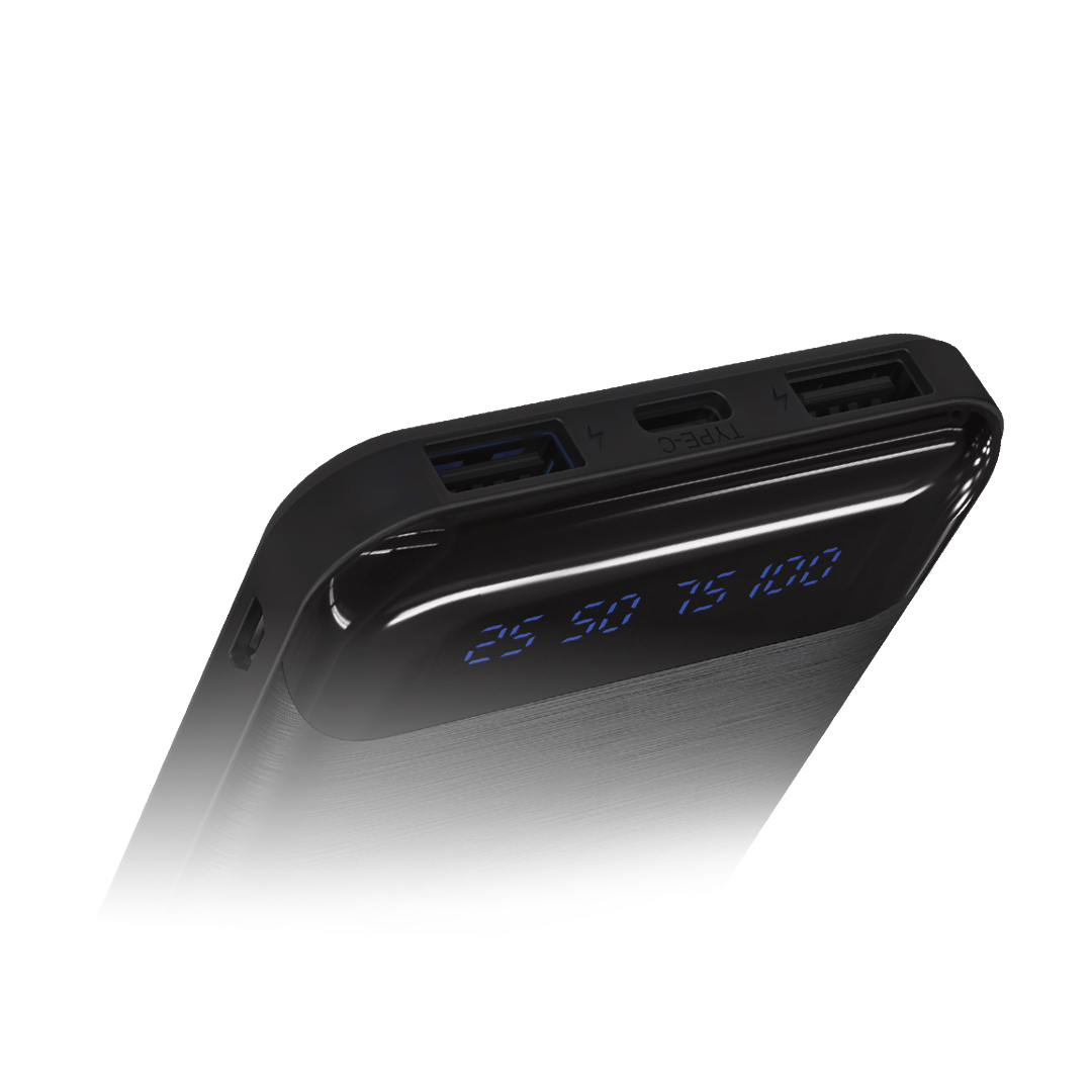 Display of Different Connecting Ports Of FINGERS Kickstart-P15 Power Bank